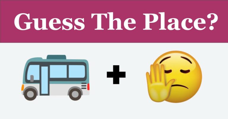 Guess The Place Emoji Quiz: Identify the Locations Trivia Quiz